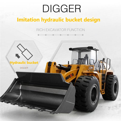 HUINA 1583 1:14 RC METAL WHEEL LOADER (2024 MODEL)